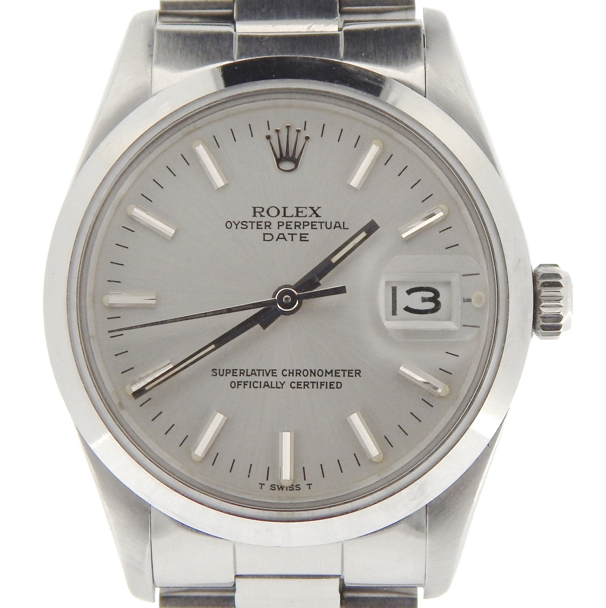Mens Rolex Stainless Steel Date Silver 15000 (SKU 7238982NMT)