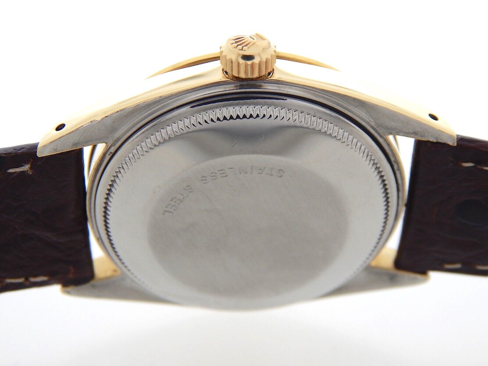 Mens Rolex Gold Shell Date Watch with Gold Champagne Dial 15505 (SKU ...