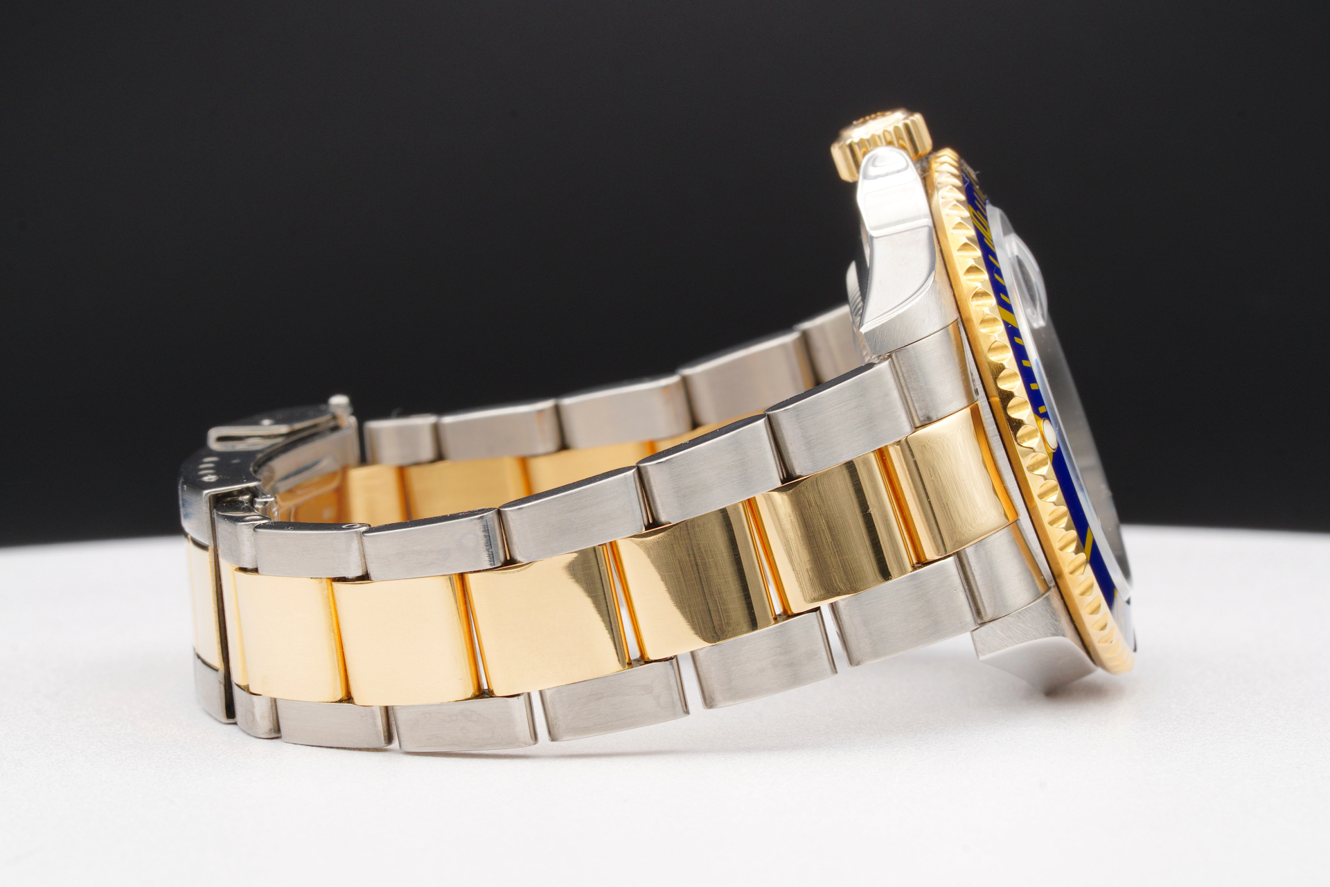 Mens Rolex Two-Tone 18K/SS Submariner Watch Blue Dial 16613T (SKU ...